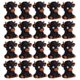 20pcs Fun Cow Shape Silicone Beads s Project Friendship Bracelets Party ...