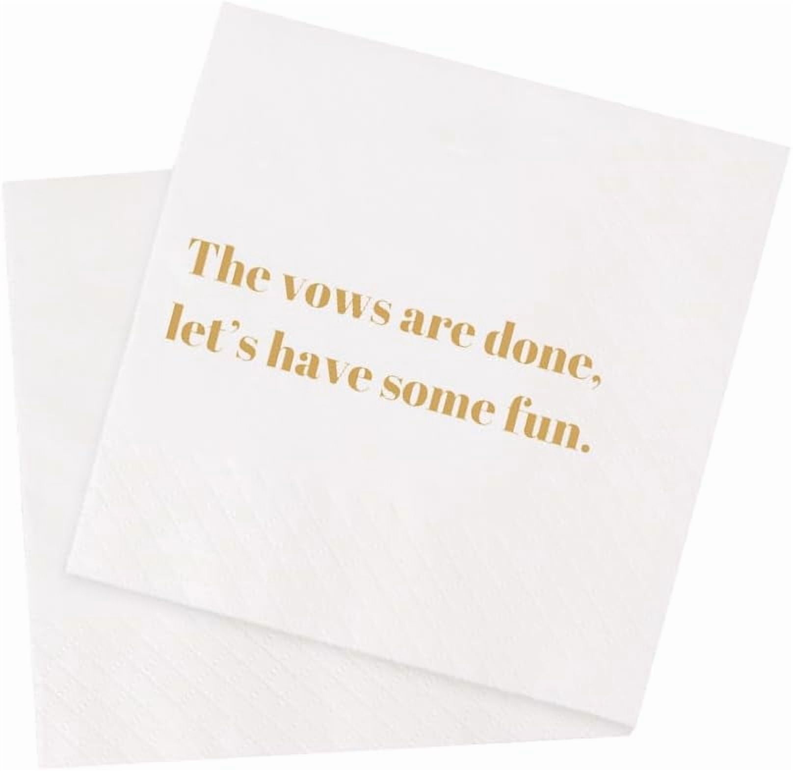 20pcs Funny Cocktail Napkins Funny Quotes Saying Disposable Paper Party ...
