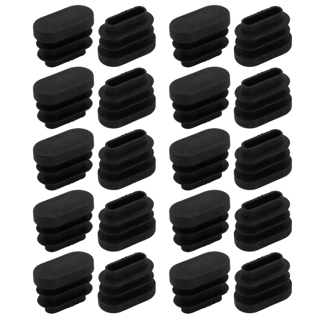Uxcell 20pcs Furniture Accessory Desk Chair Oval Leg Tip Cap ...