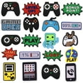 ITOUCHYOU 20pcs Game Controller Shoe Charms, Soft PVC Rubber, Boys Clog ...