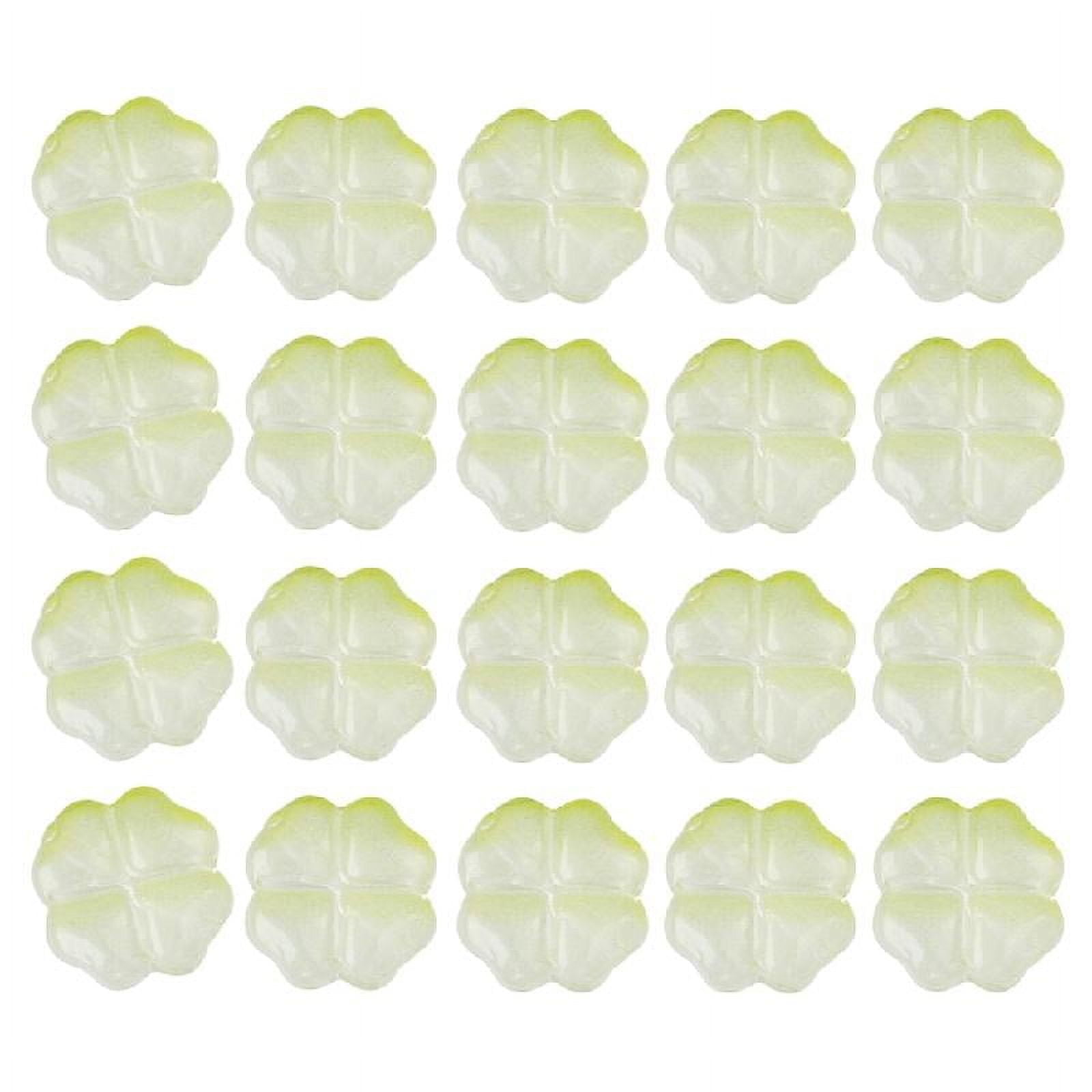 20pcs Glaze Clovers Charm Loose Spacer Beads for DIY Jewelry Making ...