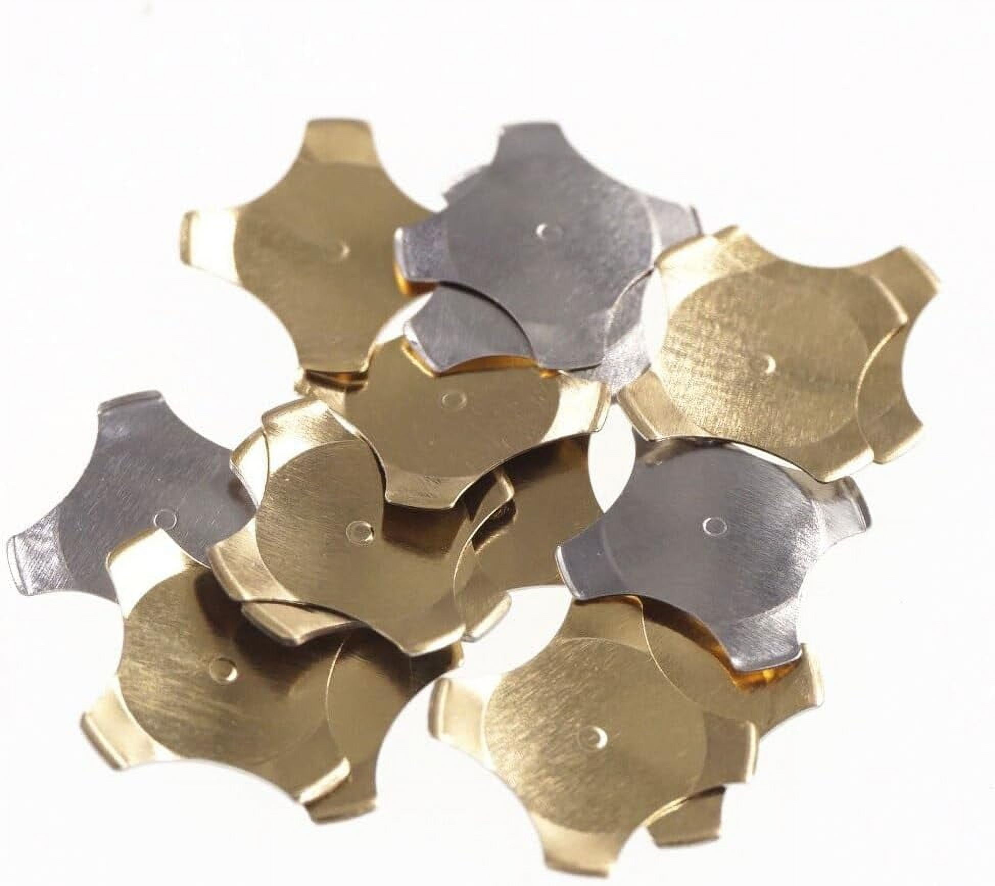 20pcs Gold Plating 6.0 8.4 10.0 12.0 14.0 16.0 Mm Diameter Single Cross ...