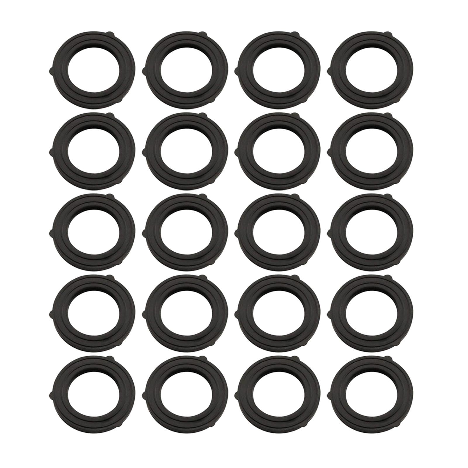 20pcs Green Leak Preventing Silicone Washer Gasket for Standard 3/4 ...