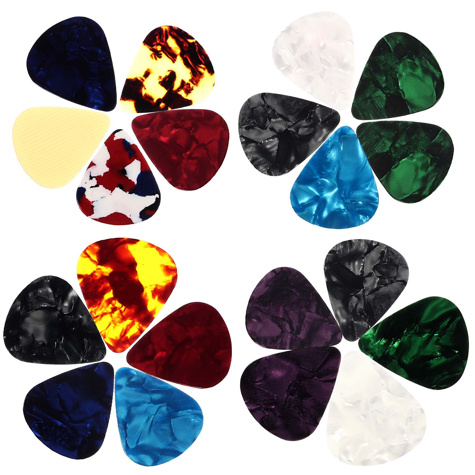 20pcs Guitar Picks Acoustic Guitars Finger Picks Thicken Guitar Picks ...