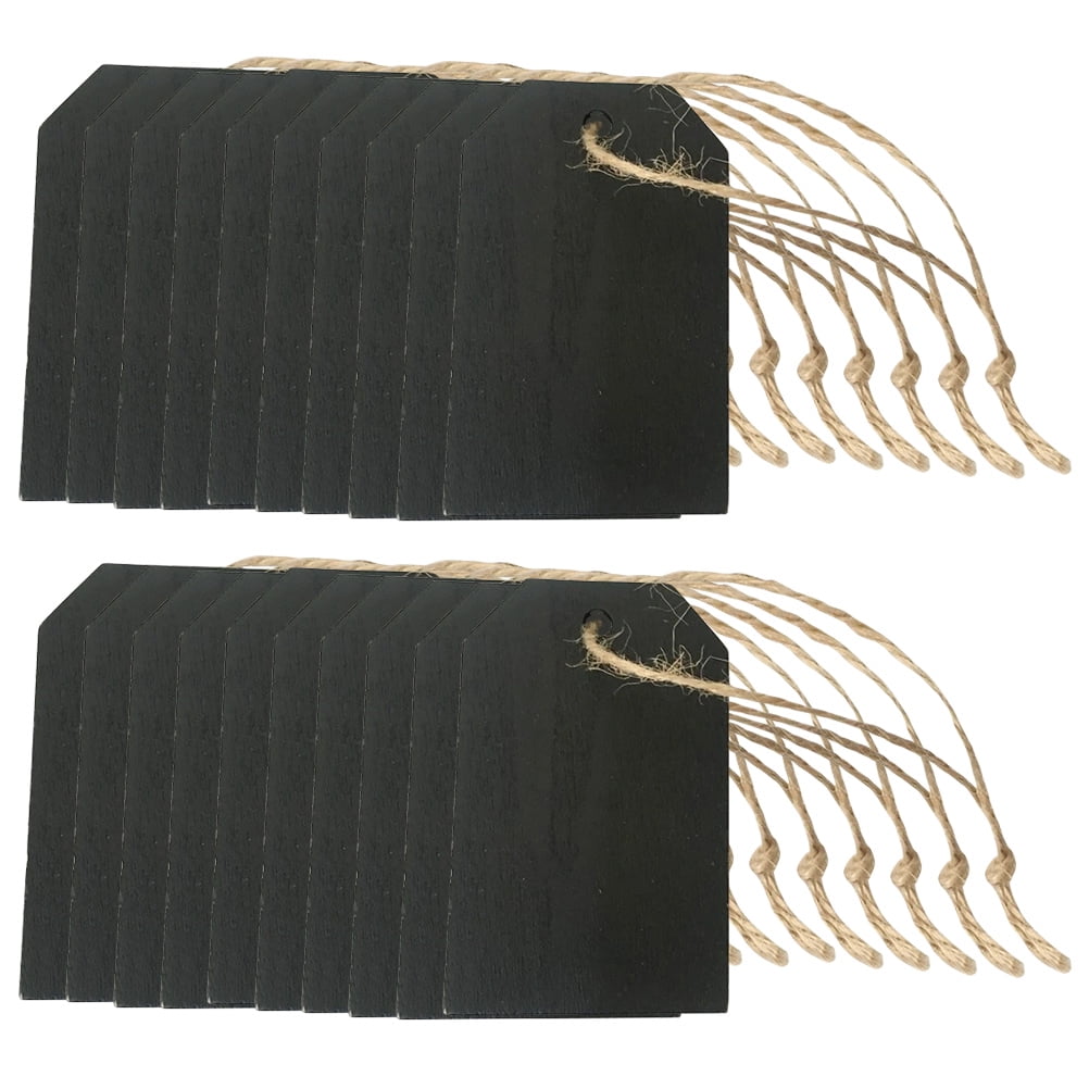 20pcs Wooden Hanging Tags Writable Marking and Price Tags - Walmart.com