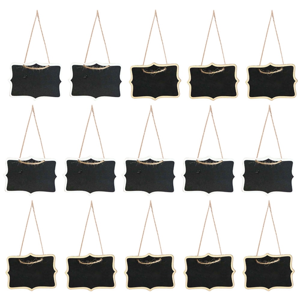 20pcs Hanging Mini Chalkboard Sign Door Buffet Mini Chalkboard Hanging ...