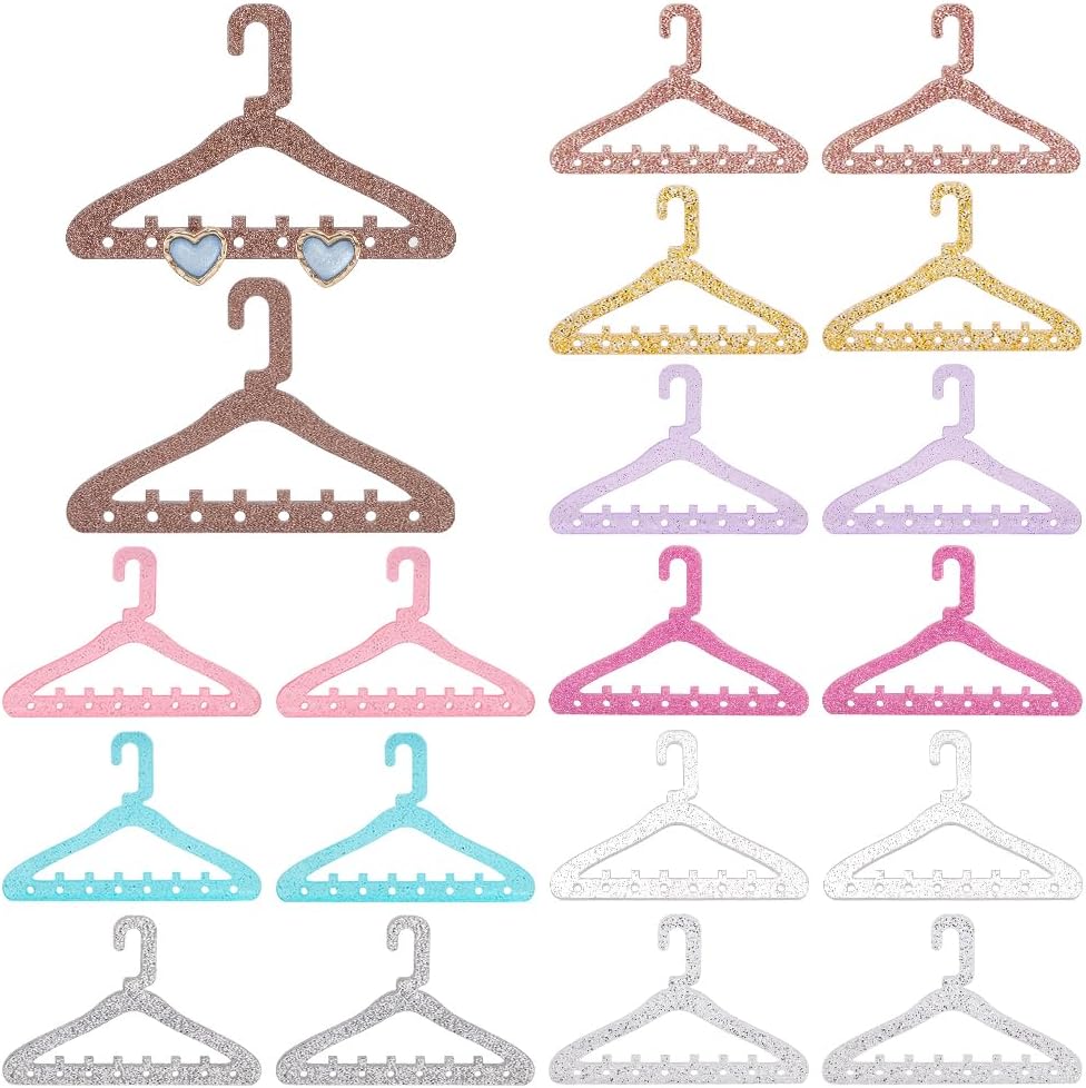20pcs Jewelry Hanger 10 Colors Earring Hanger With Glitter 8 Hole ...