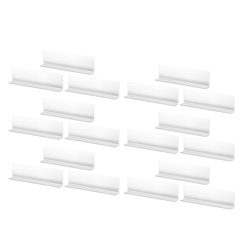 20pcs L-Shaped Plastic Shelf Dividers For Supermarket And Retail ...