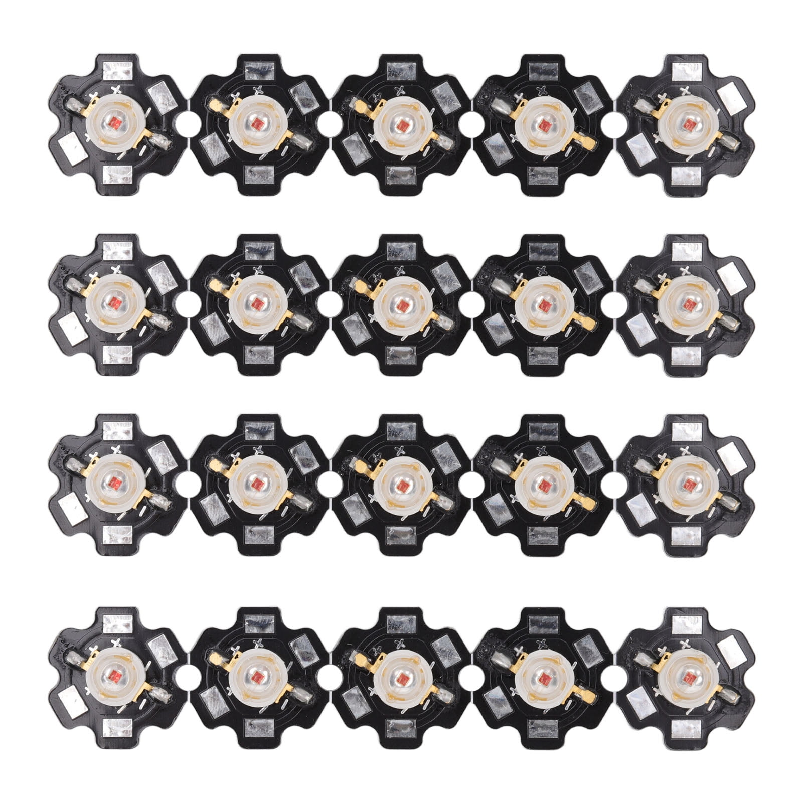 20pcs LED Chips Aluminum LED Lamp Beads Yellow Light Chips with ...