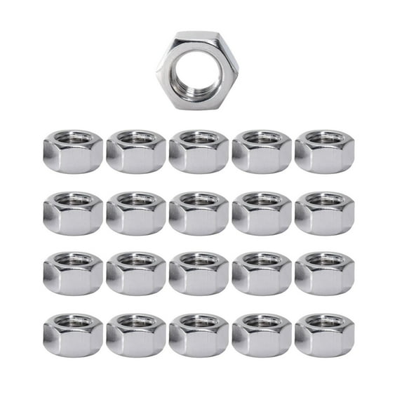 20pcs Left Hand Thread Hex Nut 304 Stainless Steel M4-M12 for Choice ...