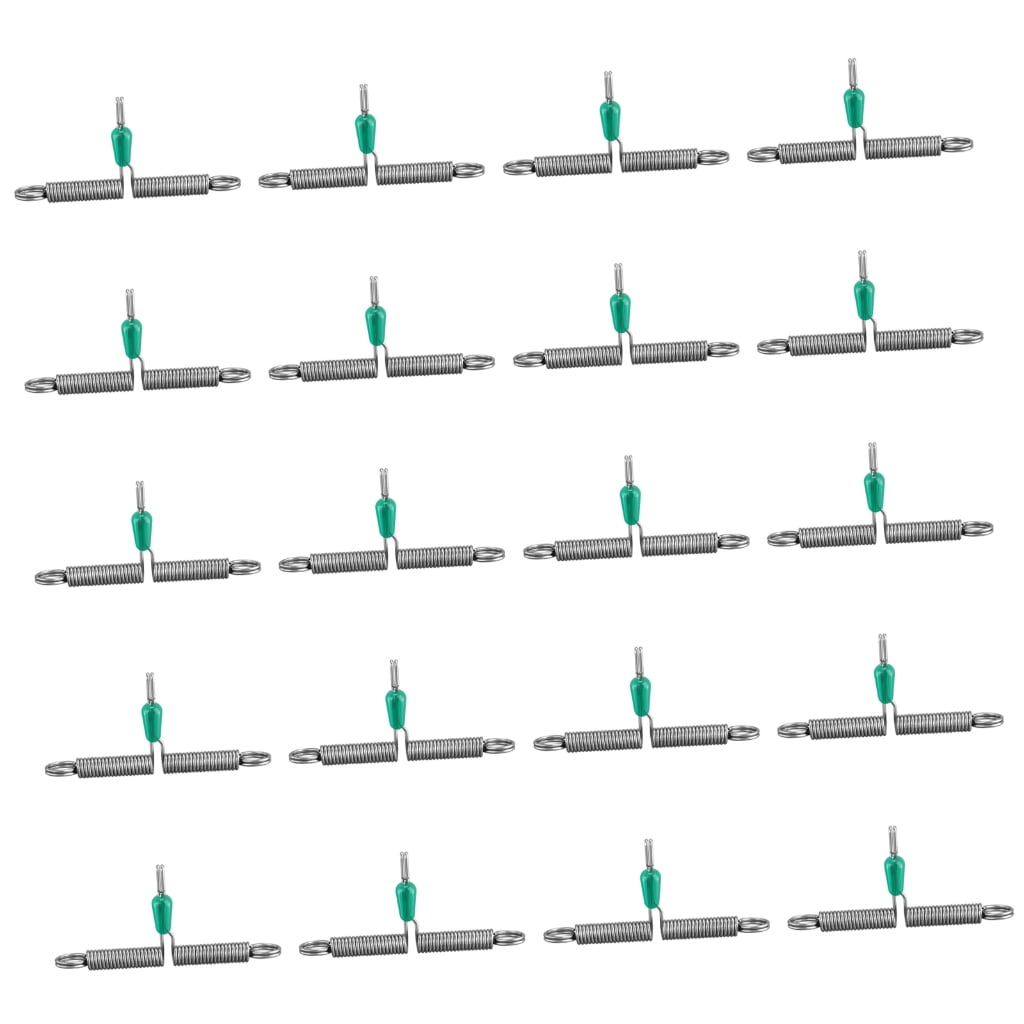 20pcs Line Space Bifurcation Balance Rigs T Shape Spring Rope Twisted ...
