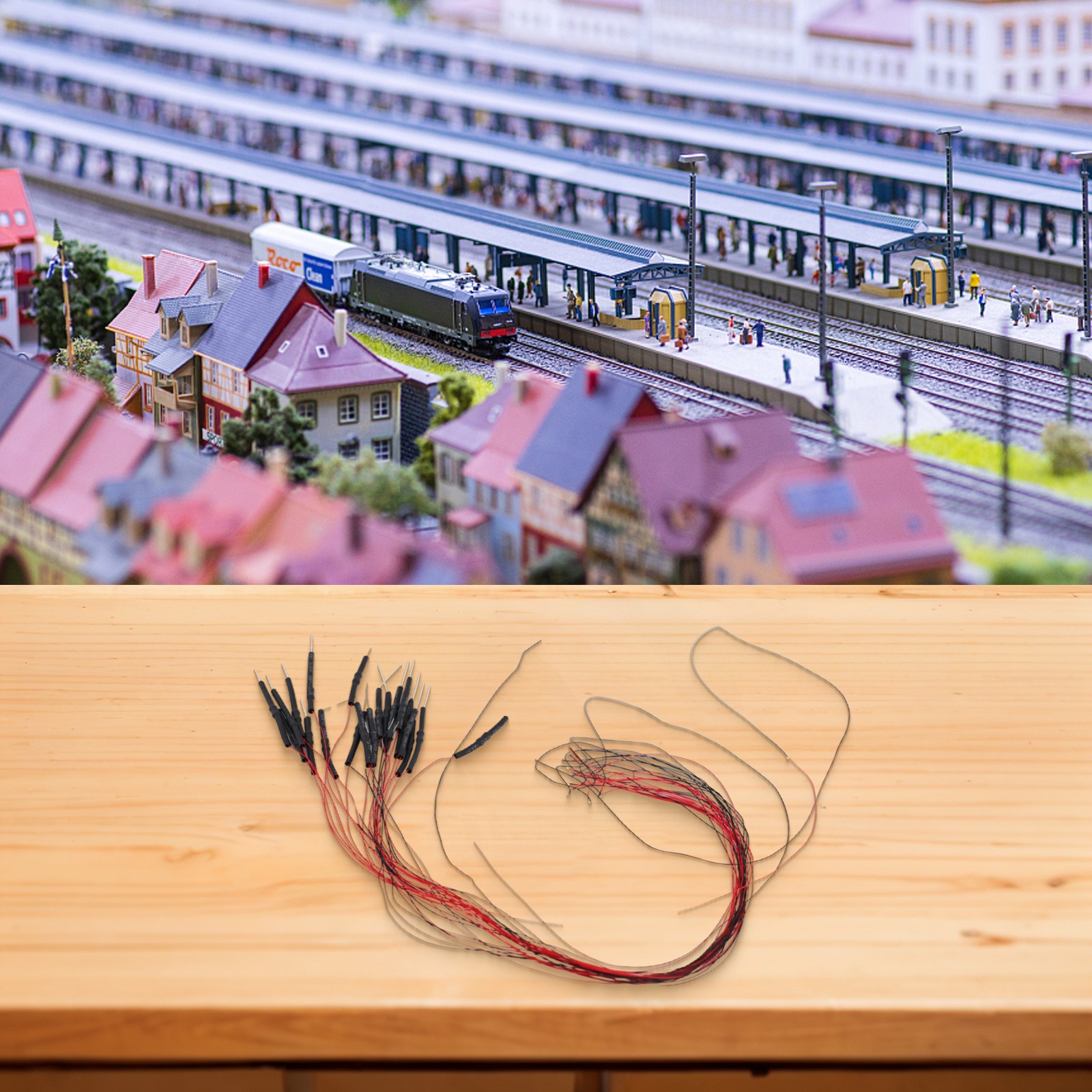 20pcs/Lot 0402 0603 SMD Lamp Wired Micro Led Pre-soldered Micro Litz ...