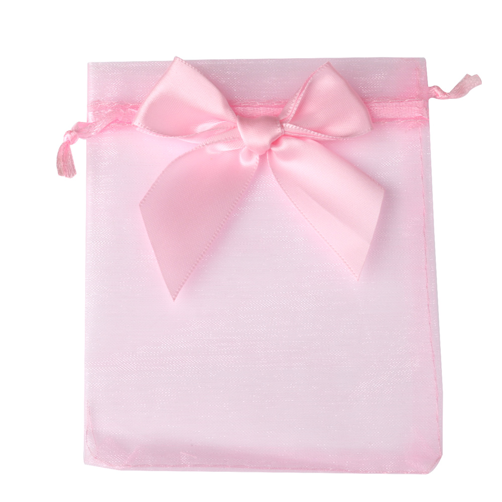 20pcs/Lot Bow Organza Jewelry Bags 9x12 10x15 13x18cm Wedding Party ...