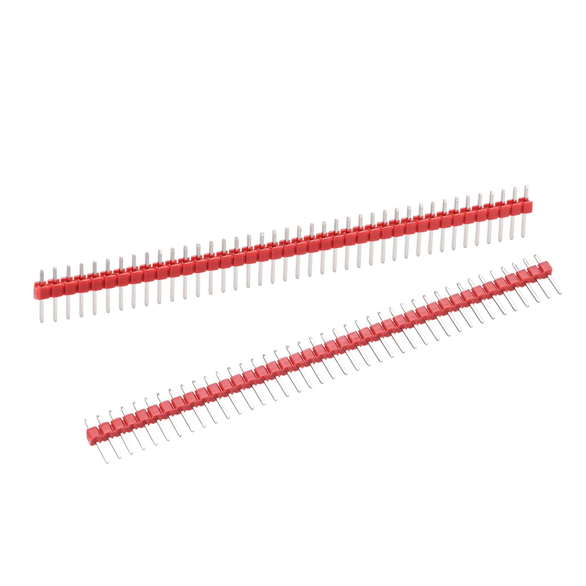 20pcs Male Pin Header,40 Pin 2.54mm Straight Single Row Breakable ...
