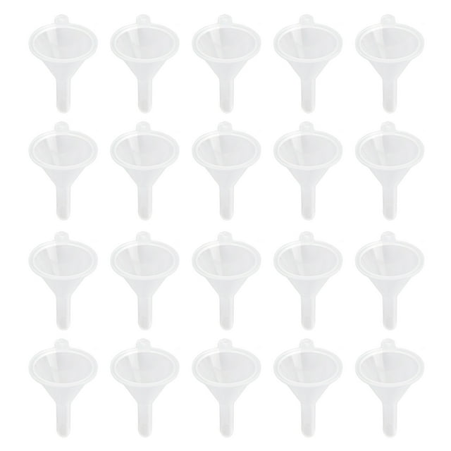20pcs Mini Funnel Set Clear Plastic Funnels for Perfume Essential Oil ... 20pcs Mini Funnel Set Clear Plastic Funnels for Perfume Essential Oil ...