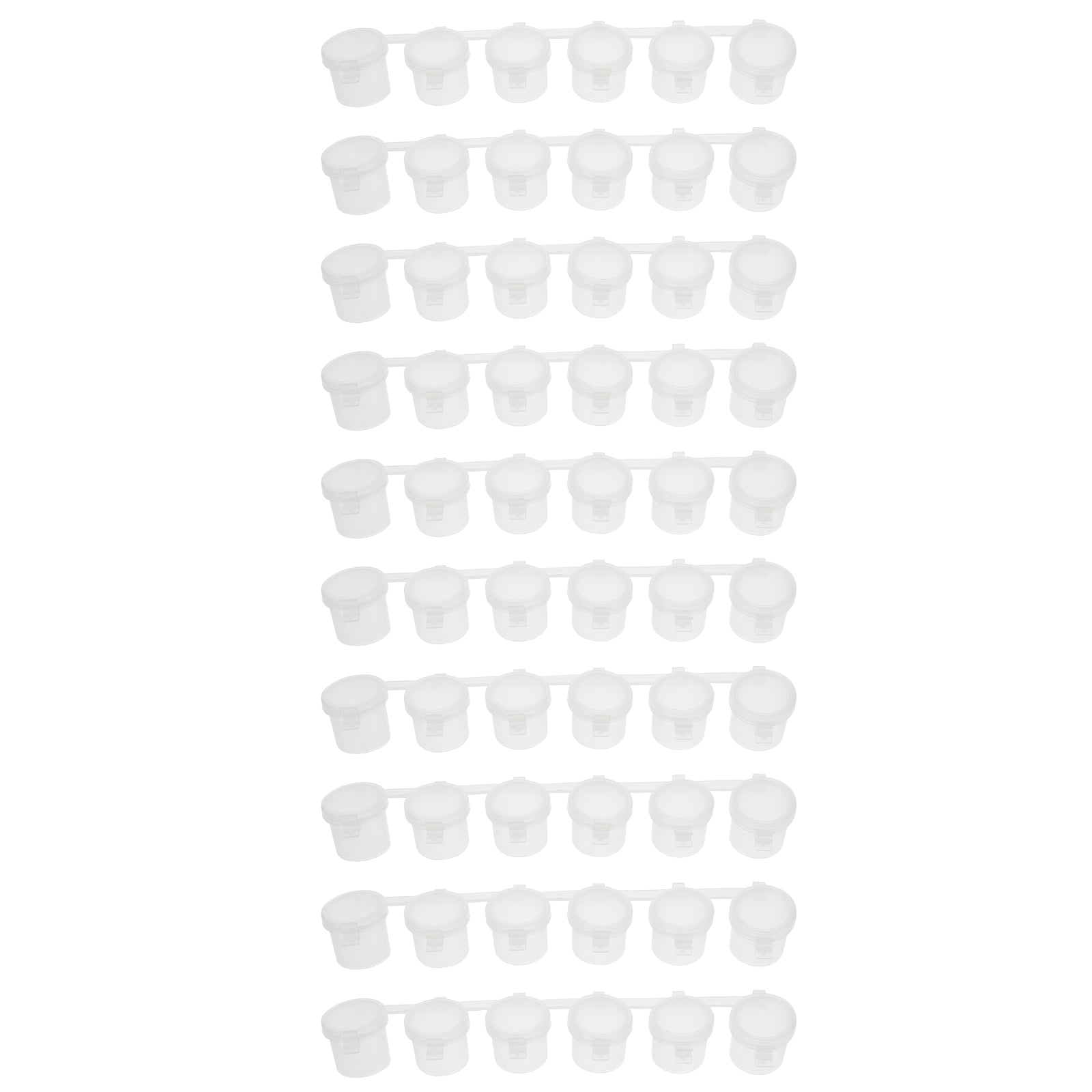 20pcs Mini Paint Pot Pod Strips Plastic Storage Containers for School ...