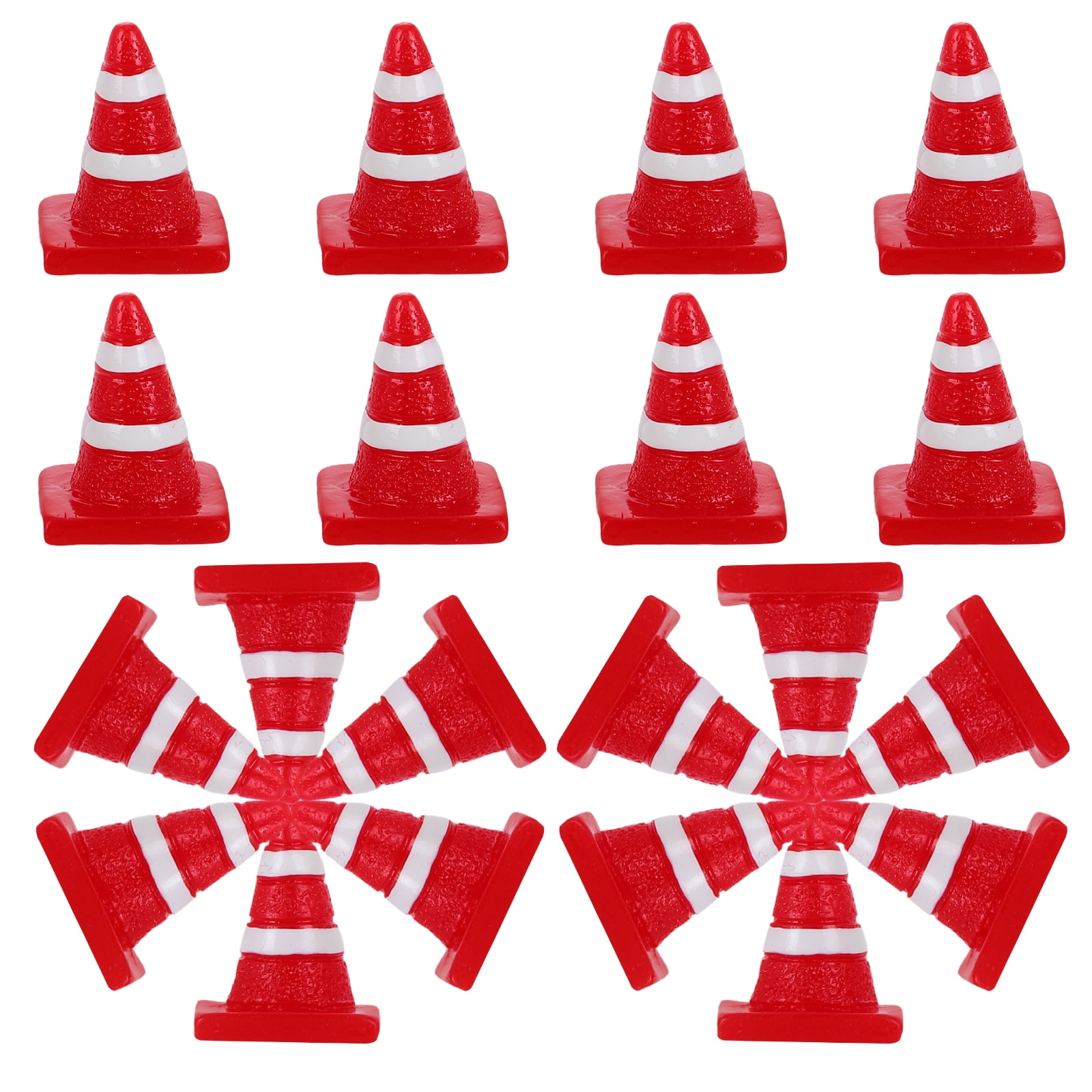 20pcs Mini Traffic Cones And Hat Miniature Construction Cones For Kids ...