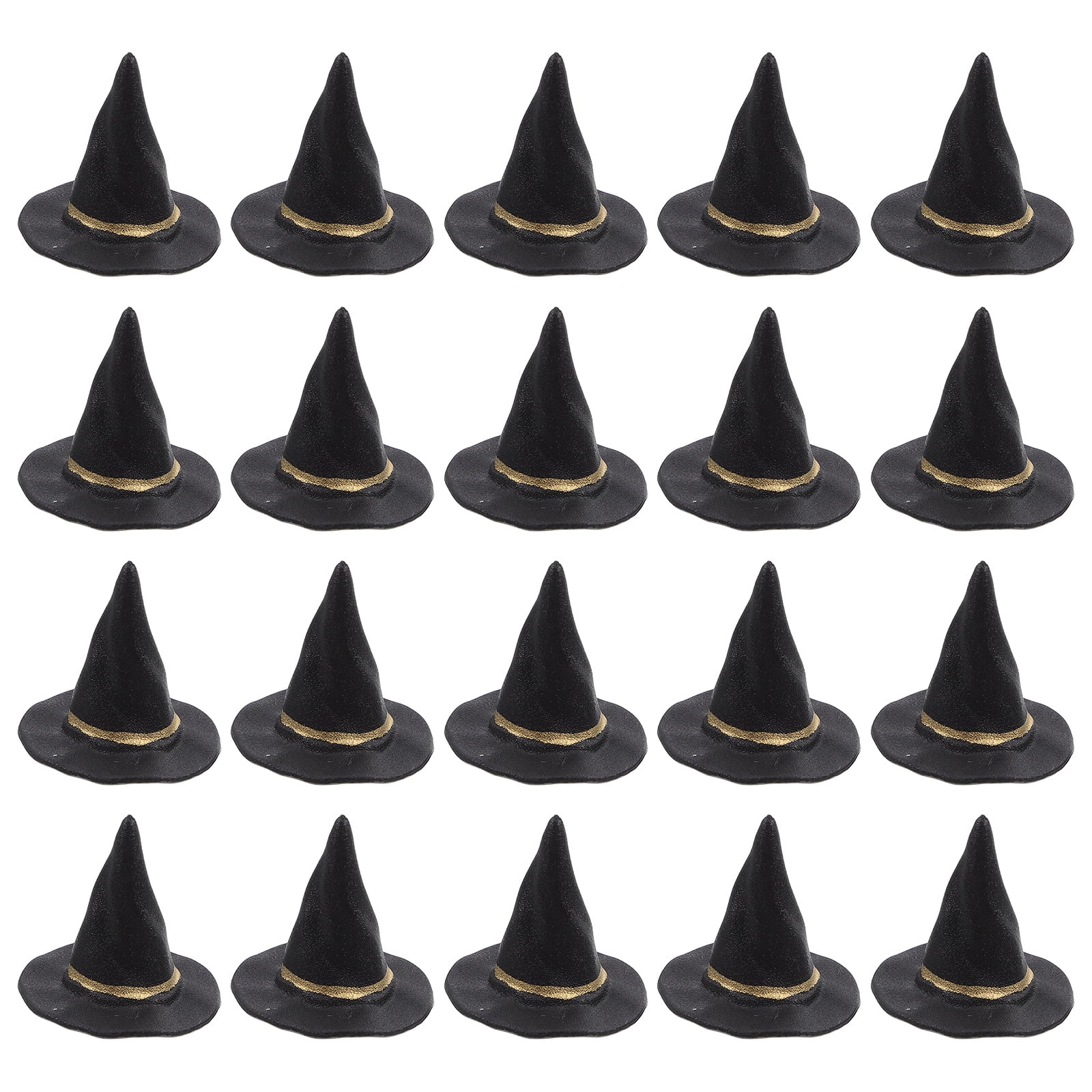 20pcs Mini Witch Hats Crafts Miniature Witch Hats Halloween Party Photo ...