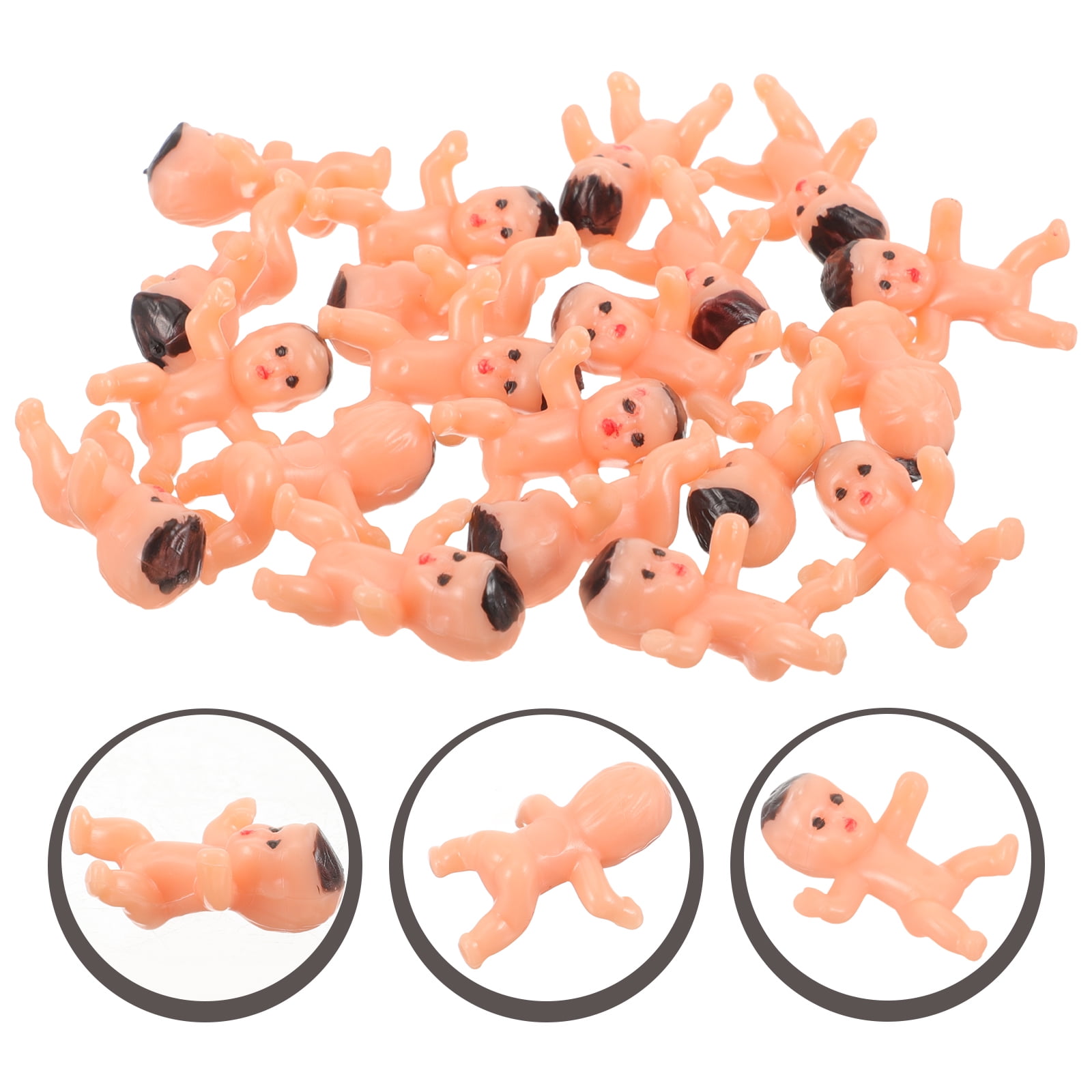 20pcs Miniature Plastic Babies Mini Babies Decors Plastic Babies Models ...