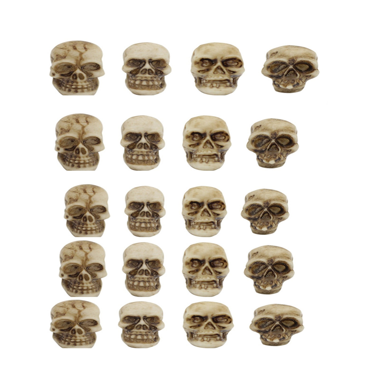 20pcs Miniature Skeleton Set Festival Flower Pot Paving Stone Skeleton ...