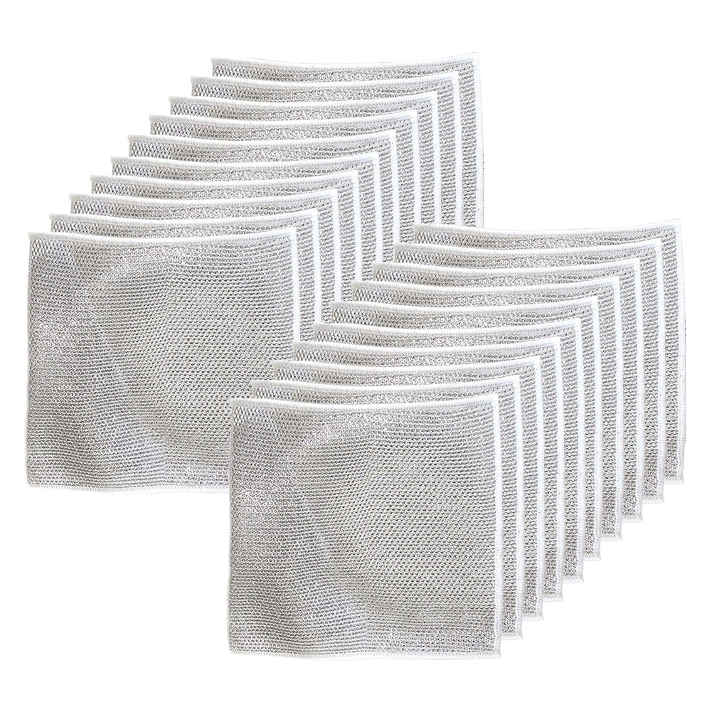 20pcs Multipurpose Wire Dishwashing Rags for Wet and Dry, 2024 New ...