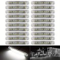 20pcs New Bright 12V 9LED Side Marker Light Lamp Indicator Light Bar ...