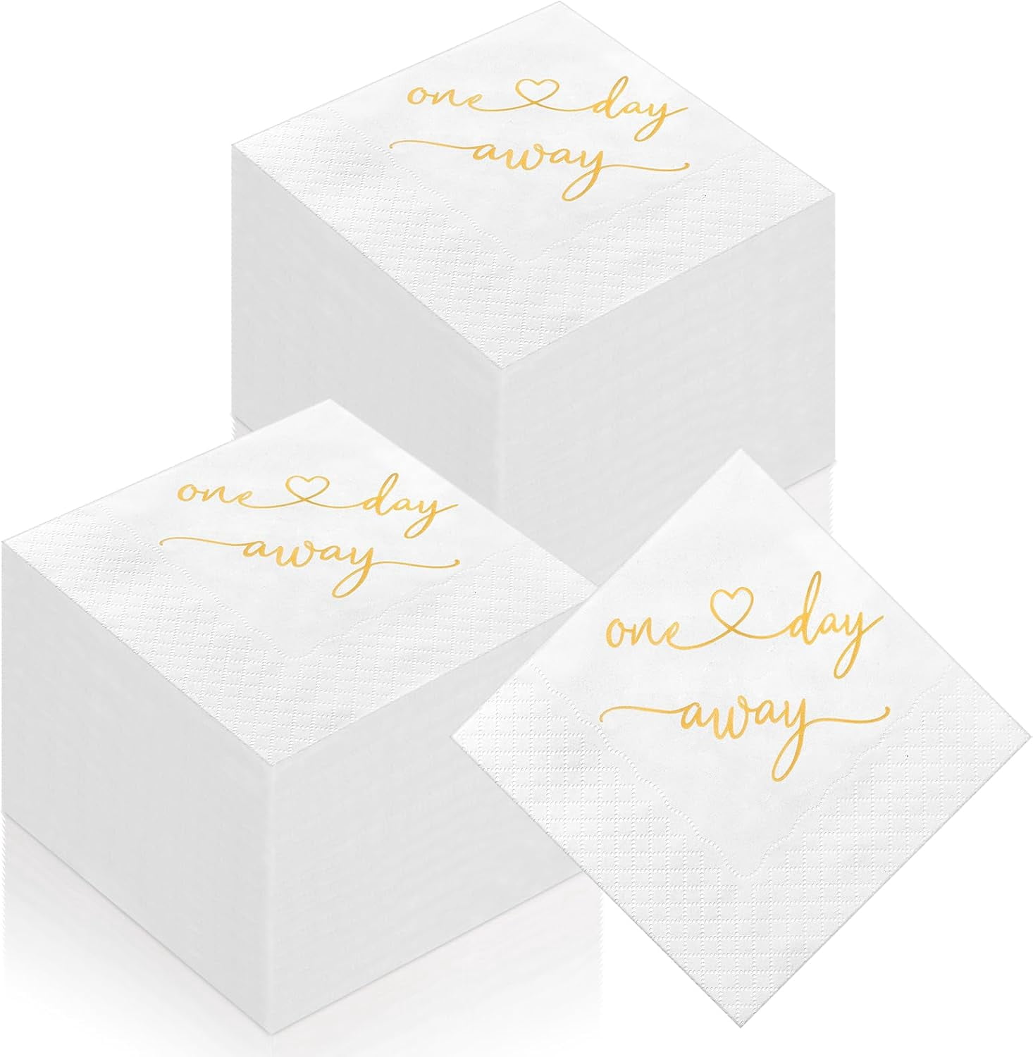 20pcs One Day Away Rehearsal Dinner Cocktail Napkins One Day Away Party ...