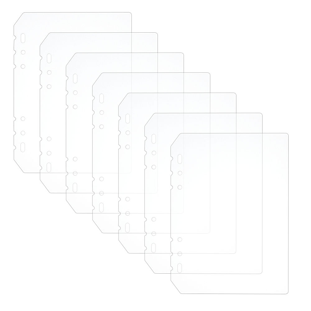 20pcs PP Binders Index Divider Sheets 6 Holes Tab Divider for Binder ...