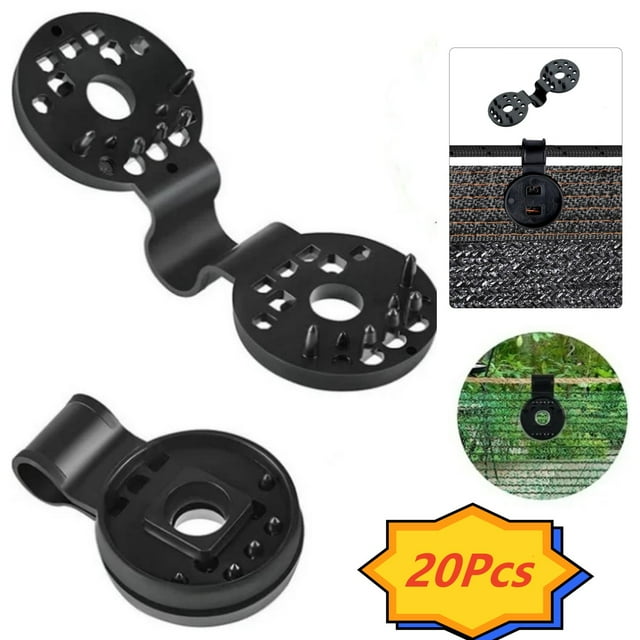 20pcs-Pack Sailss Privacy Screen Tarp Hang Clip Instant Grommet Garden ...