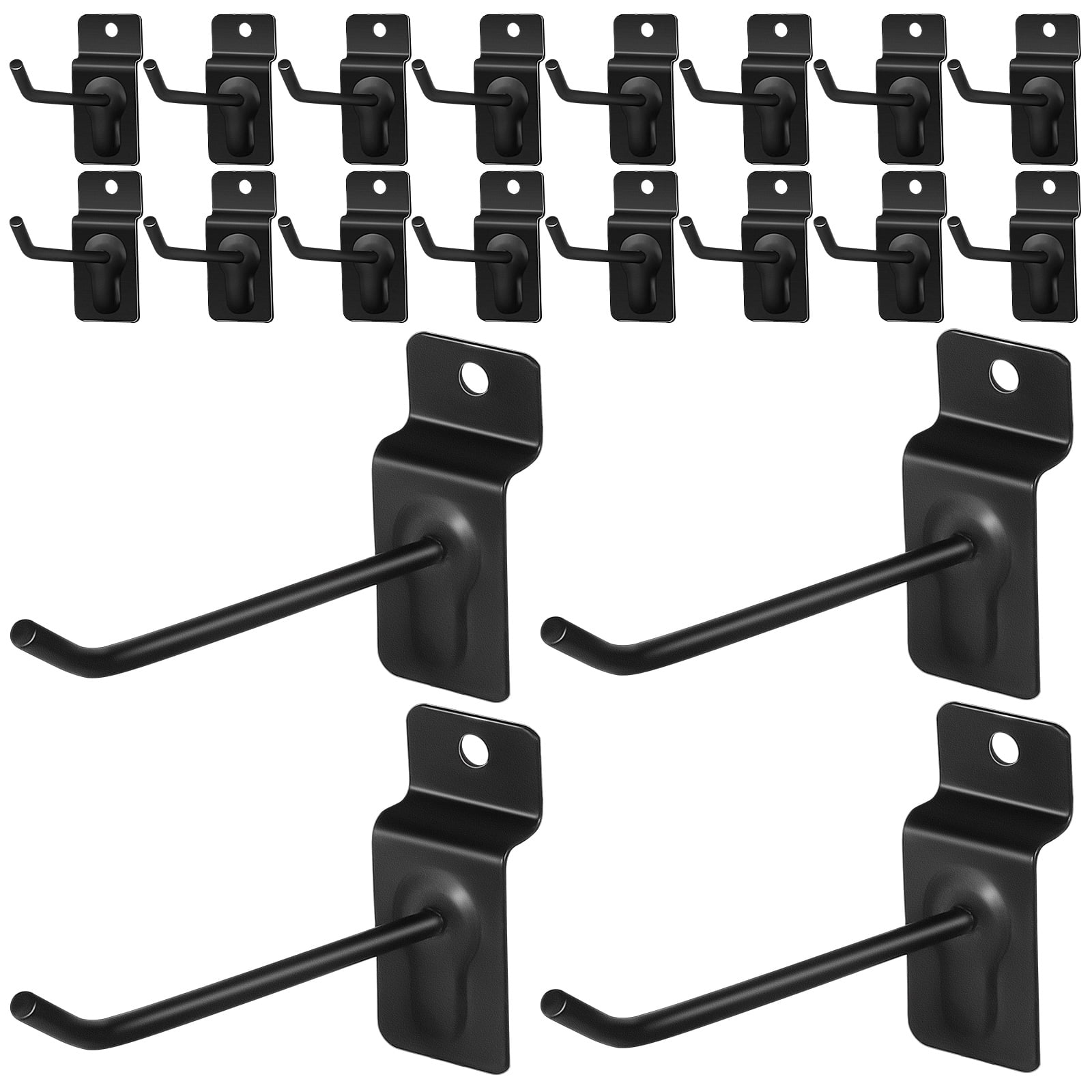 20pcs Panel Hooks Slatwall Hanging Hooks Garage Home Storage Hooks ...