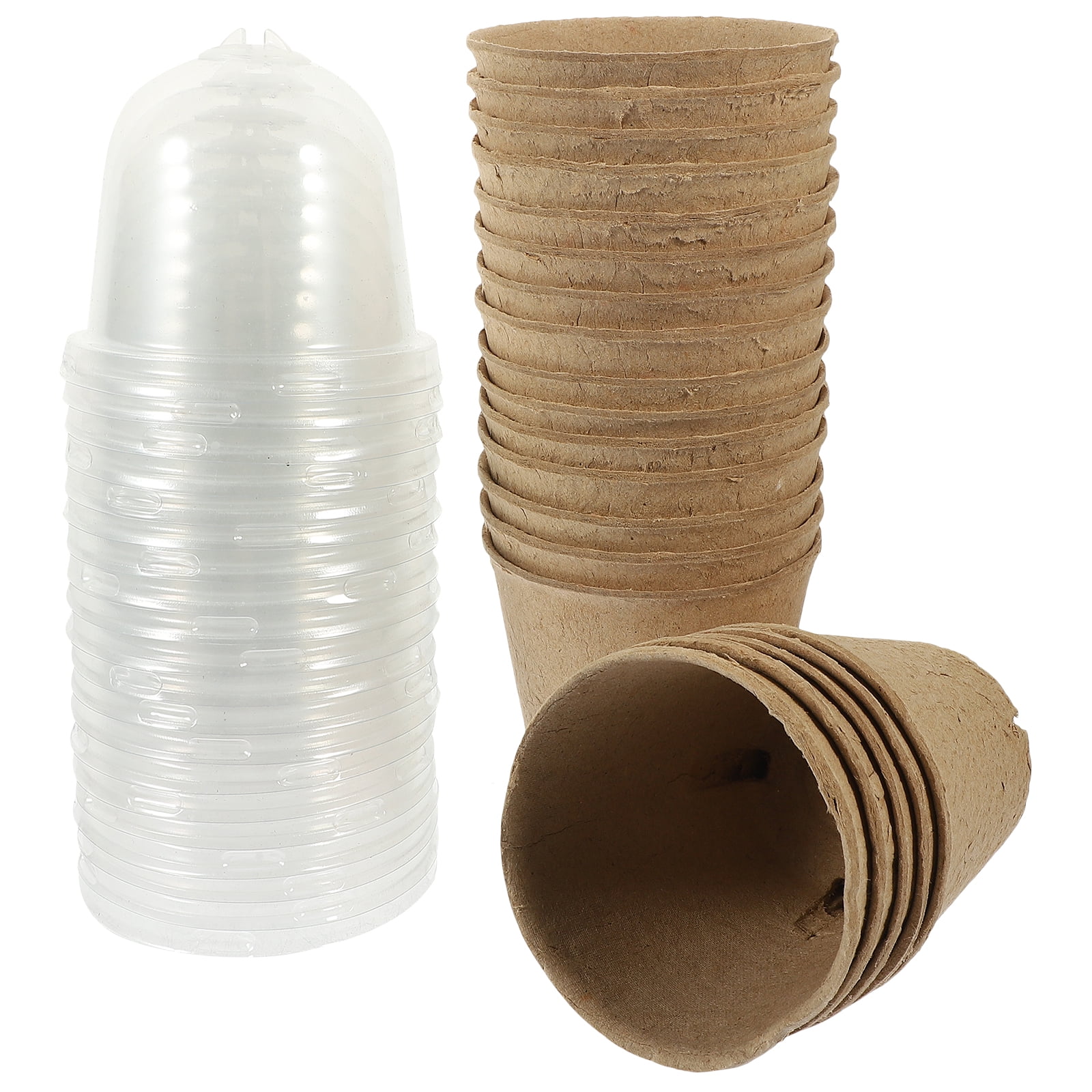 20pcs Paper Planter Small Plant Nursery Pots Garden Plant Pots ...