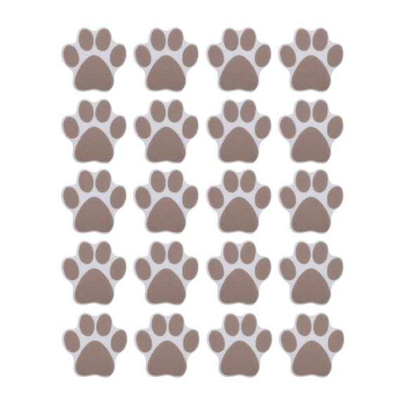 20pcs Paw Print Anti Slip Decals Waterproof Stickers For Bath And ...