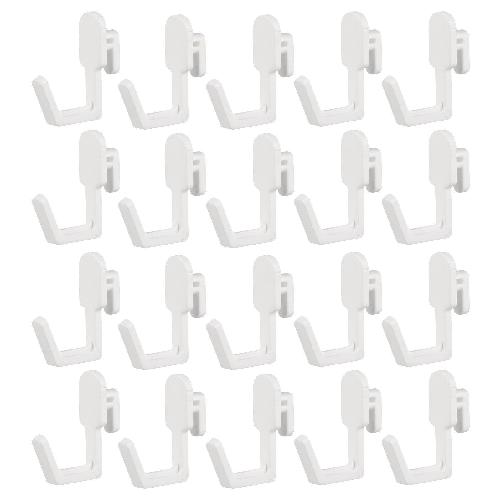 20pcs Peg Board Hook Plastic Display Hook Shelf Hanger Supplies - Walmart.com