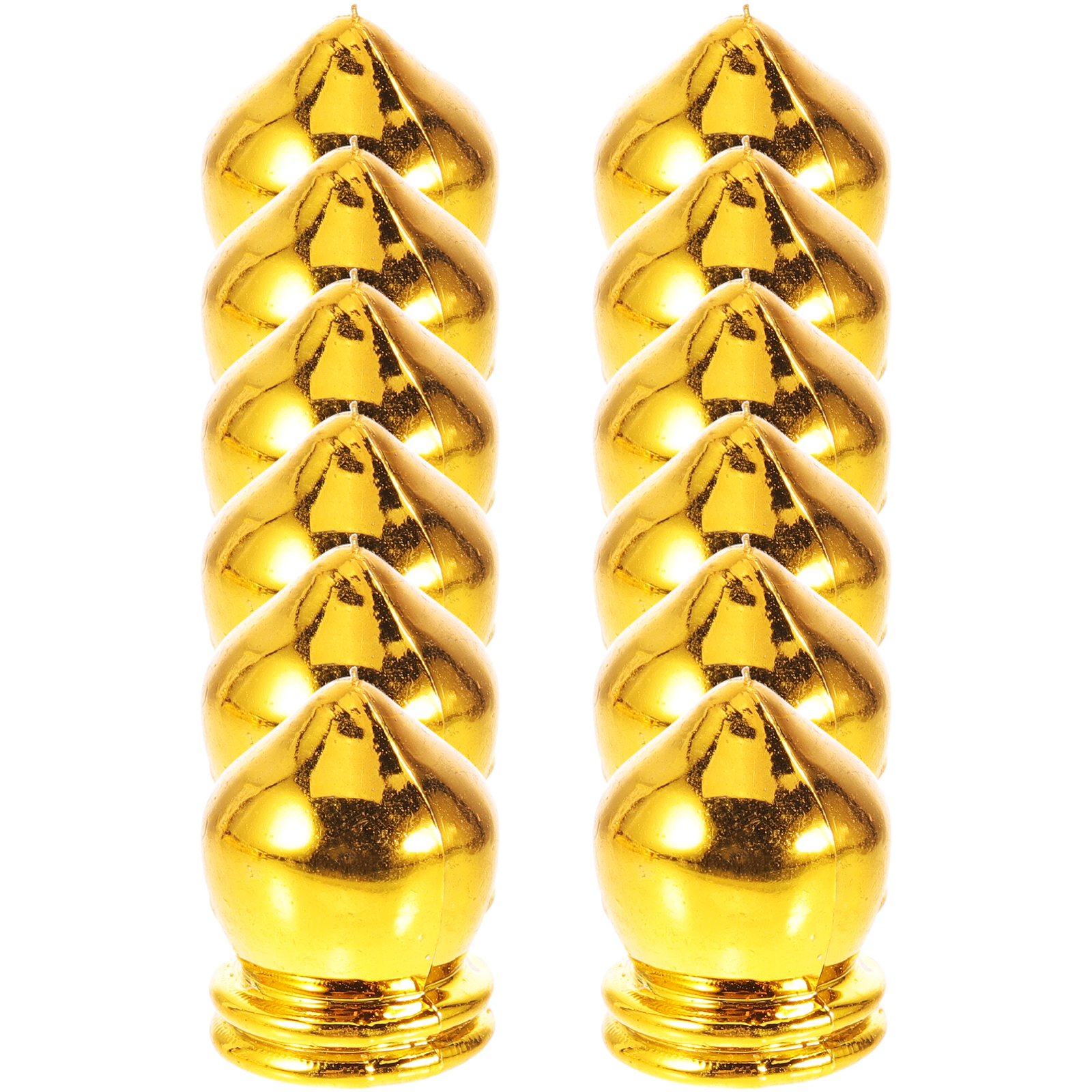 20pcs Pennants Side End Cap Flag Pole Toppers Finial Flag Head ...