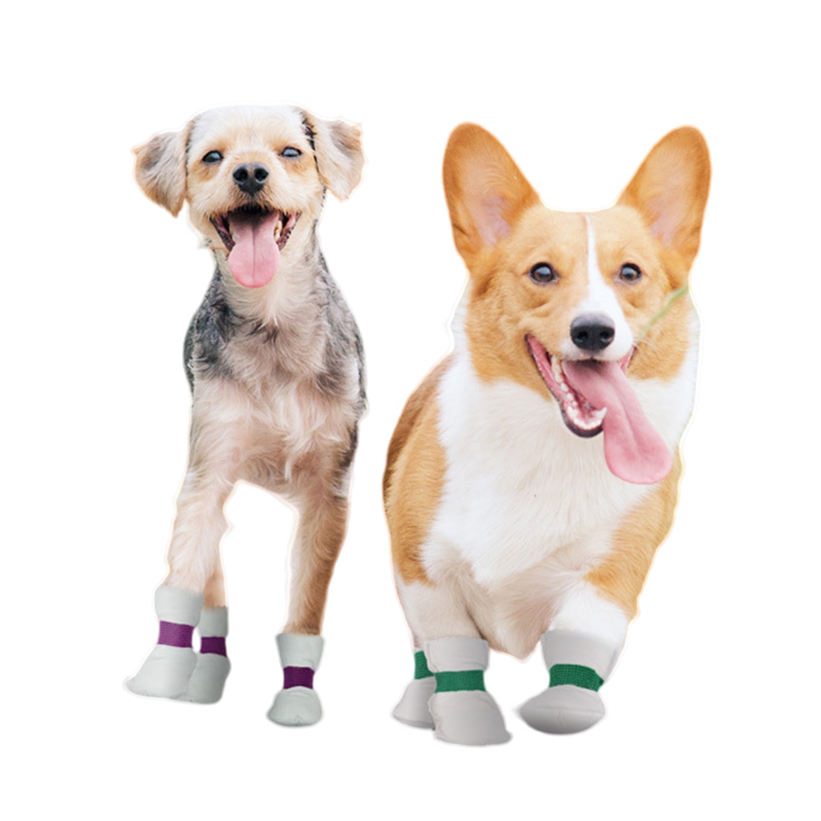 20pcs Pet Dog Disposable Booties Waterproof Dirt-proof Outdoor Puppy ...