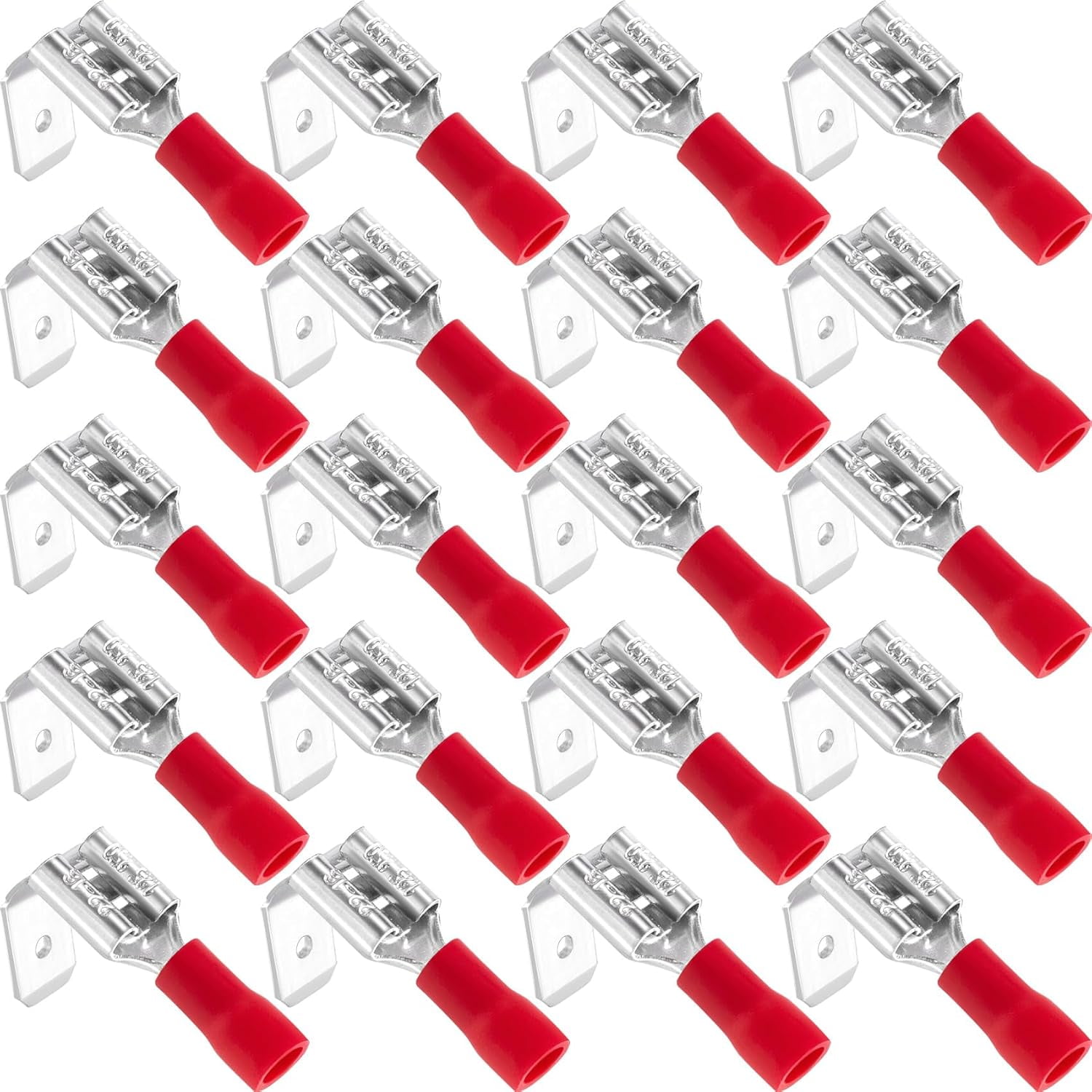 20pcs Piggyback Spade Connectors, Quick Disconnect Piggyback Spade ...