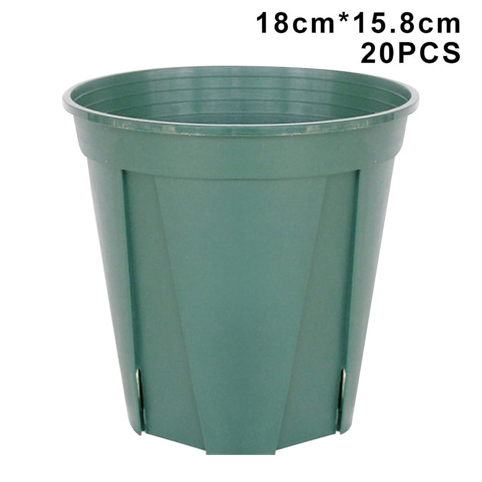 20pcs Plastic Plant Pots Root-Control Nursery Seedling Planter Garden ...