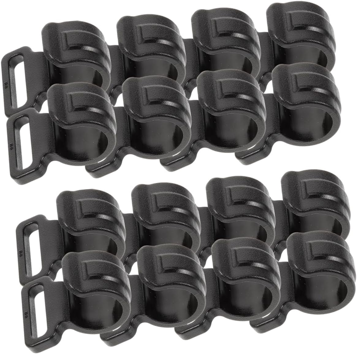 20pcs Portable Plastic Tent Pole Hooks for Camping High Strength Clips ...