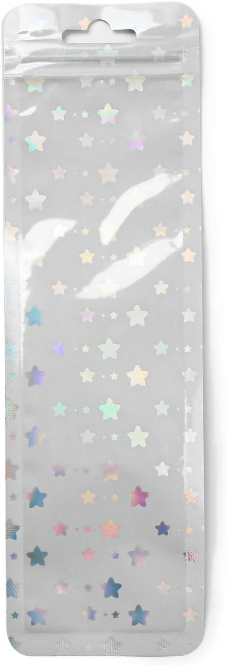20pcs Rectangle Laser Plastic Yin-yang Zip Lock Gift Bags Self Sealing ...