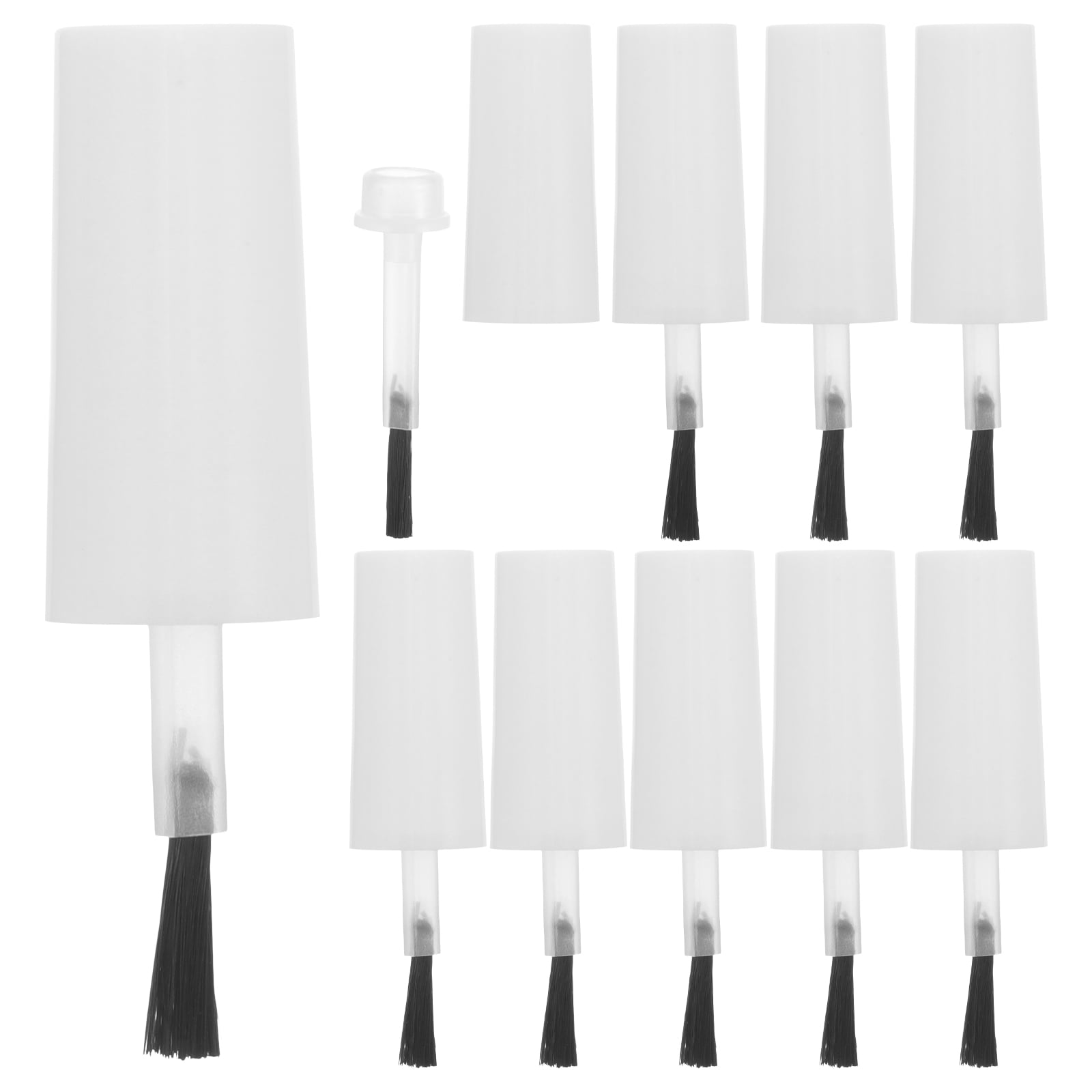 20pcs Nail Polish Bottle Caps with Brush for Nail Salon Supplies Gel ...