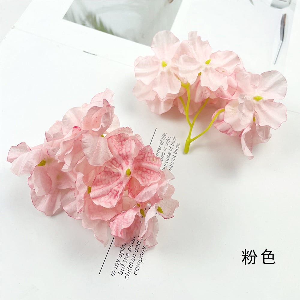20pcs , Retro roasted edge hydrangea strings, diy fire-roasted ...
