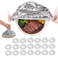 20pcs Reusable Aluminum Foil Food Covers: Heat-Insulating, Freshness ...