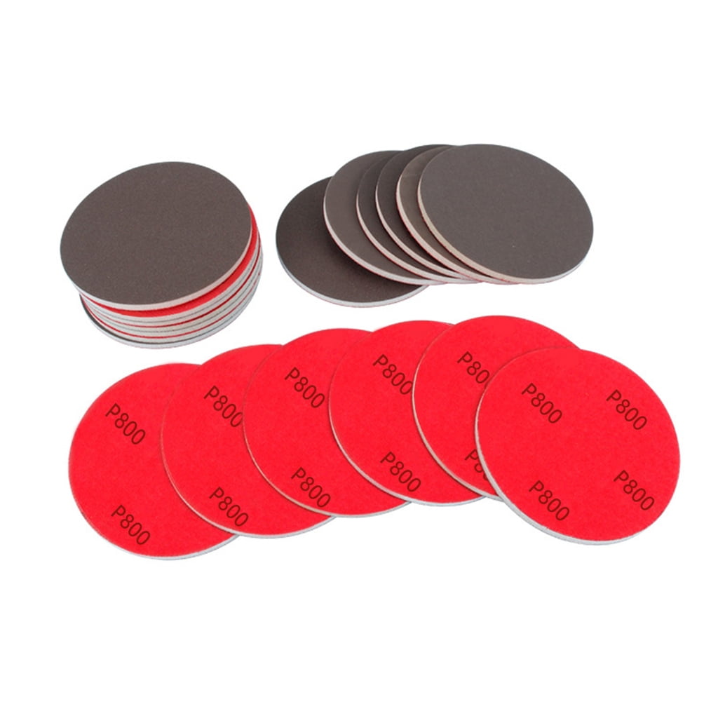 20pcs Round Sanding Sponges For Metalwork And Automotive Detailing ...