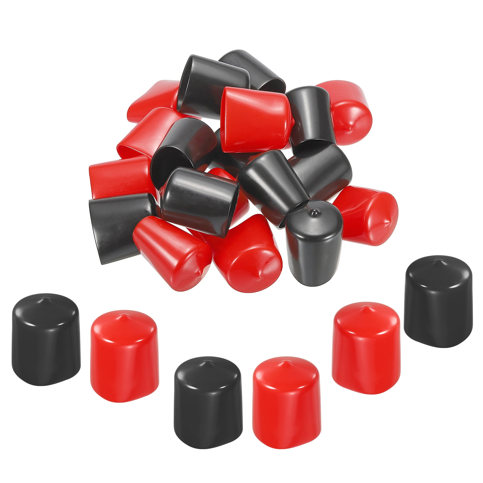 20pcs Rubber End Caps Cover Assortment 1 3/8 inch Vinyl Screw Thread ...