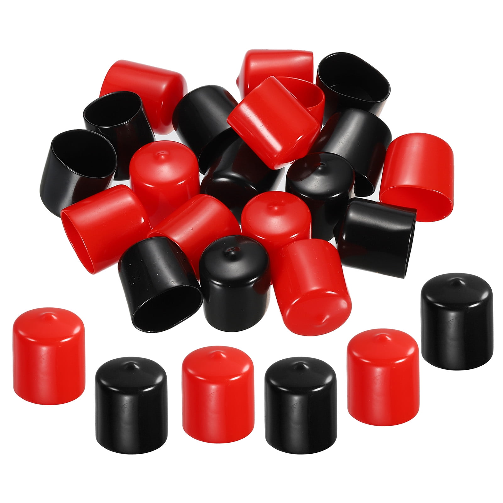 20pcs Rubber End Caps Cover Assortment 27mm Vinyl Screw Thread ...