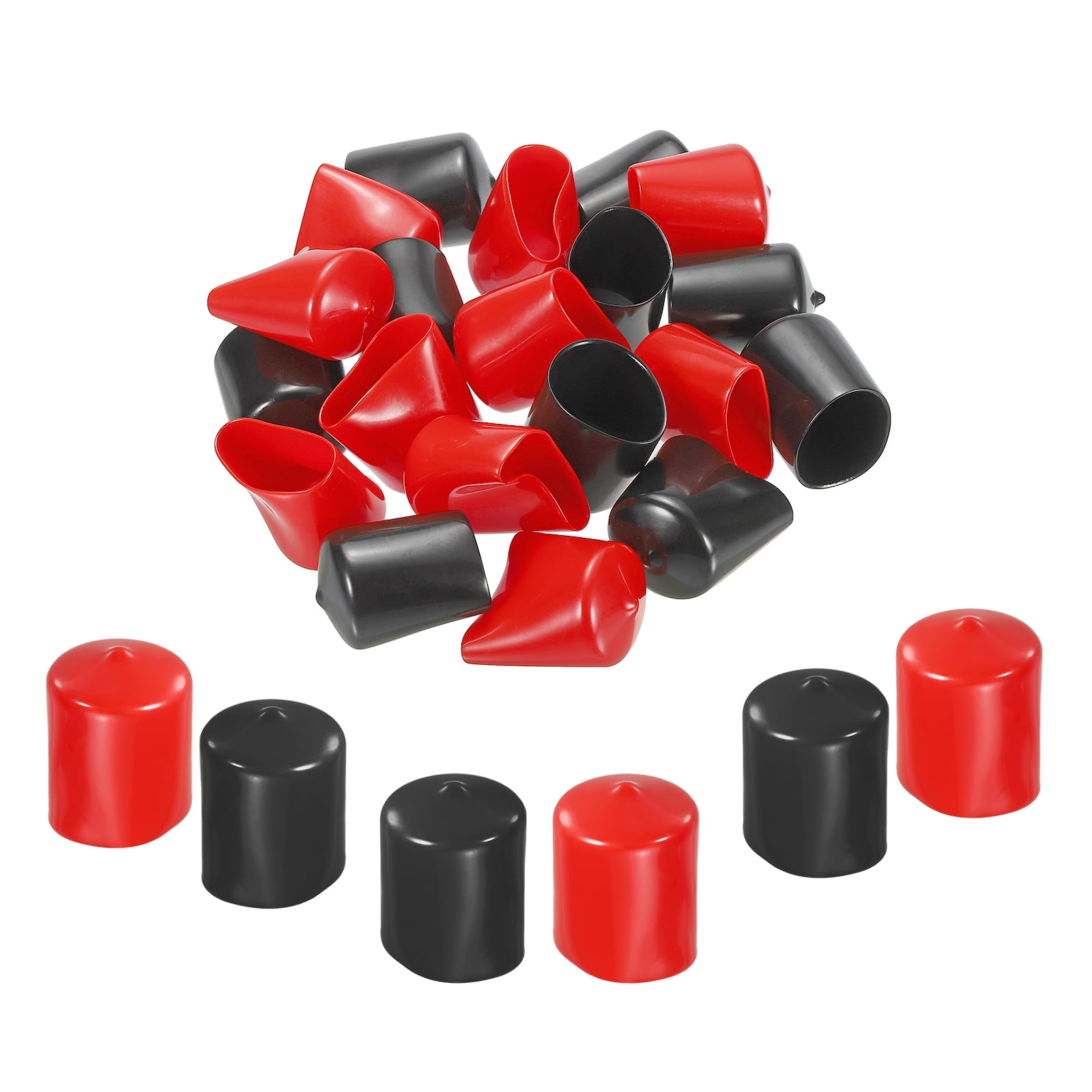 20pcs Rubber End Caps Cover Assortment 34mm Vinyl Screw Thread ...