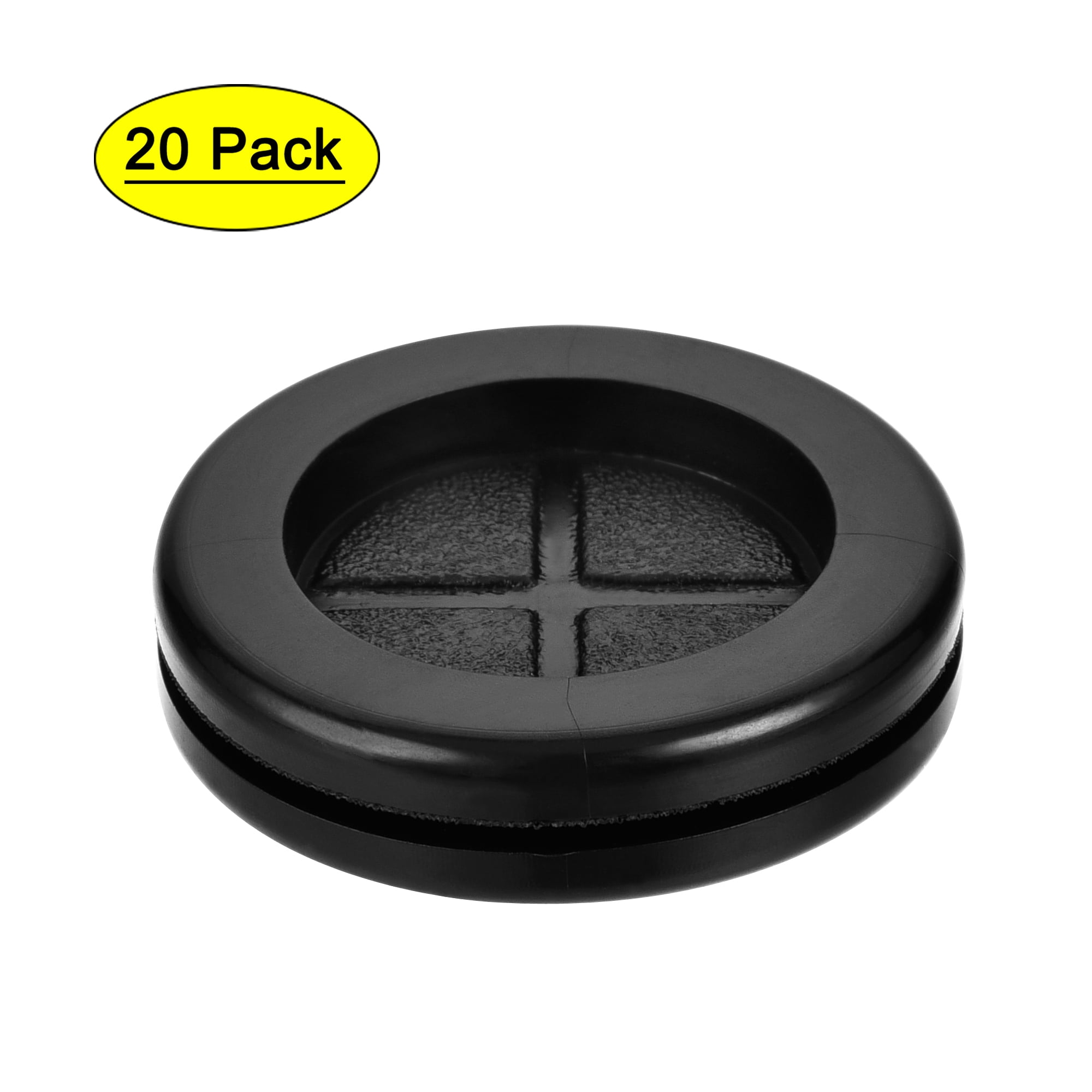 20pcs Rubber Grommet Round Double-Sided Mount Dia 27 mm for Wire ...