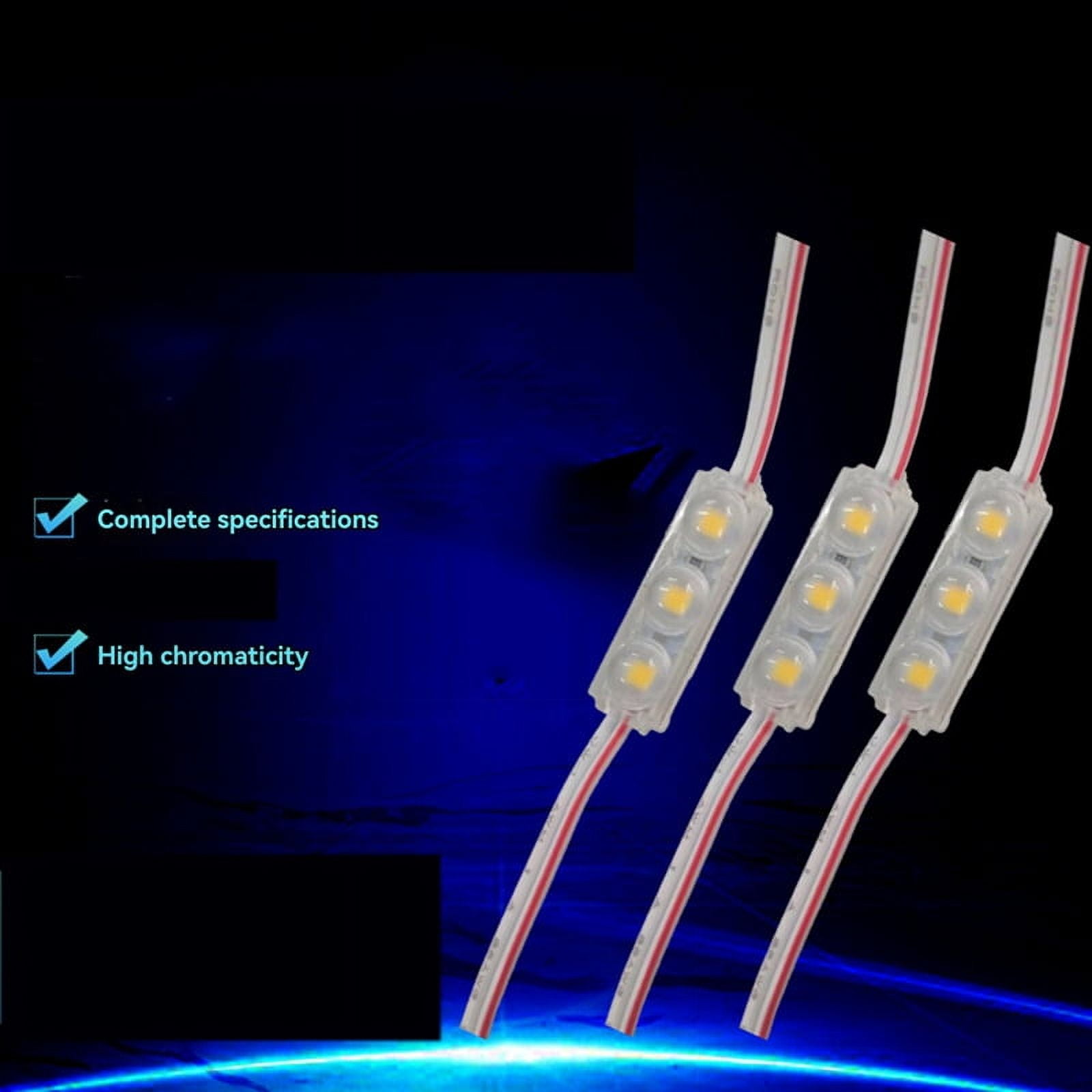 20pcs SMD LED Module Lighting IP67 Waterproof 3 Back Lights DC12V 1.5W ...