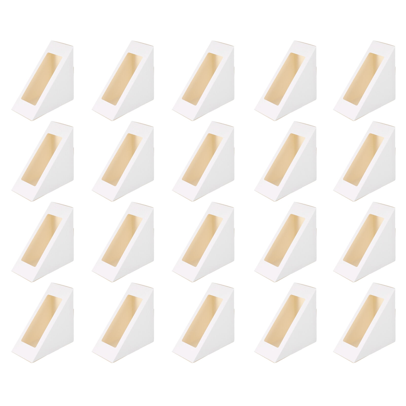 Raindrops White Paper Sandwich Wrapping Boxes for Storage Use Food ...