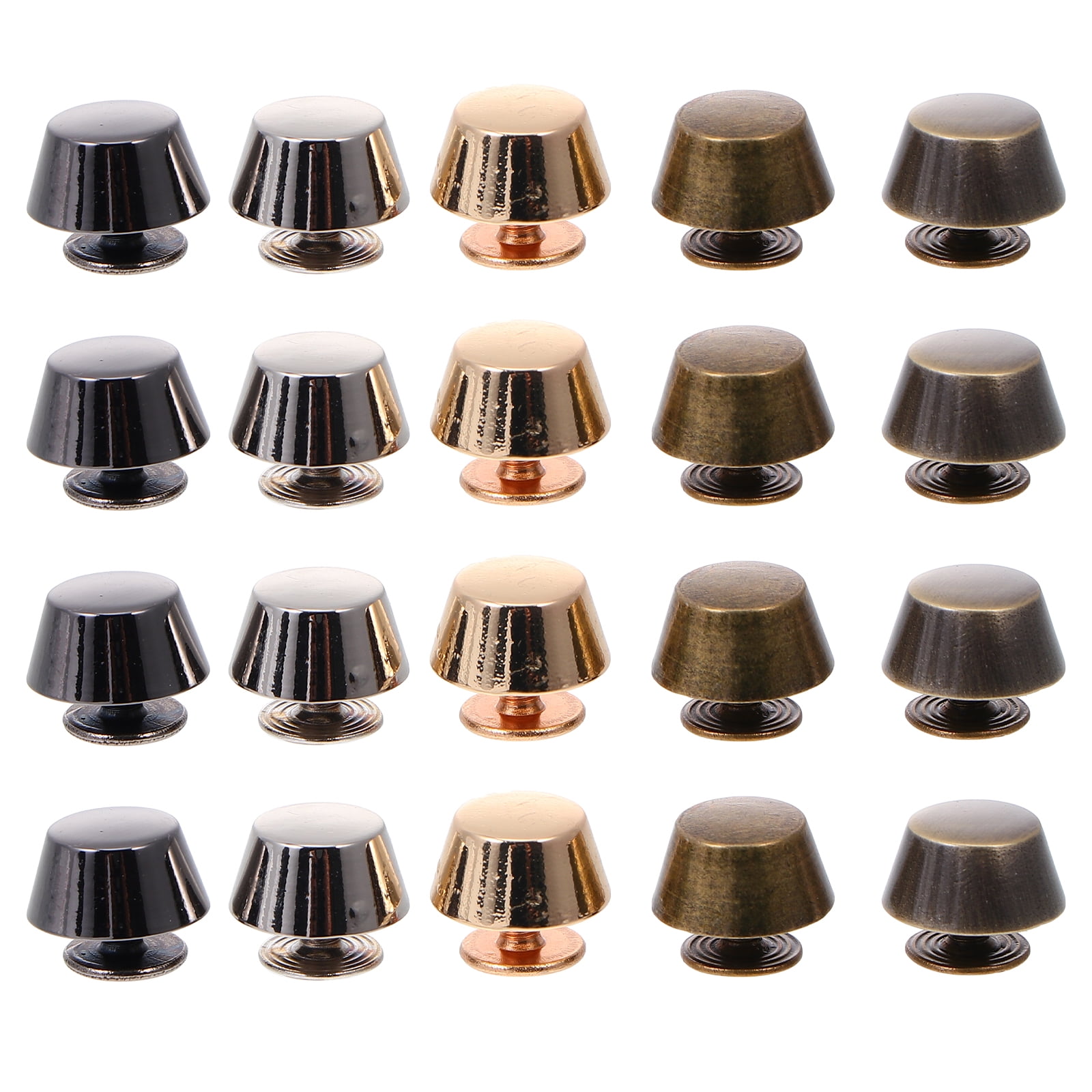 20pcs Screw Back Rivets Studs for Bag Craft DIY - Walmart.com